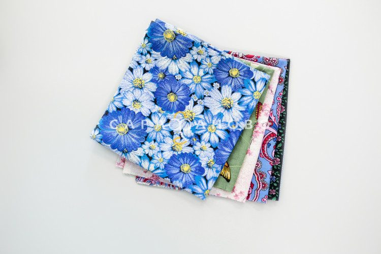 Набор ткани для рукоделия 40х50 см Ситец (8 лоскутов) - купить оптом от ...